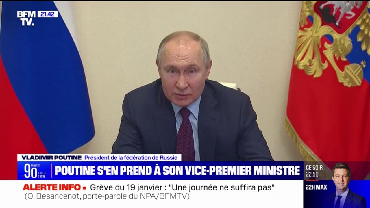 "Pourquoi jouez-vous à l'imbécile?": en pleine réunion, Vladimir ...