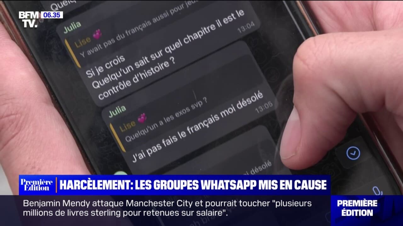 Harcèlement: les groupes Whatsapp de collégiens mis en cause