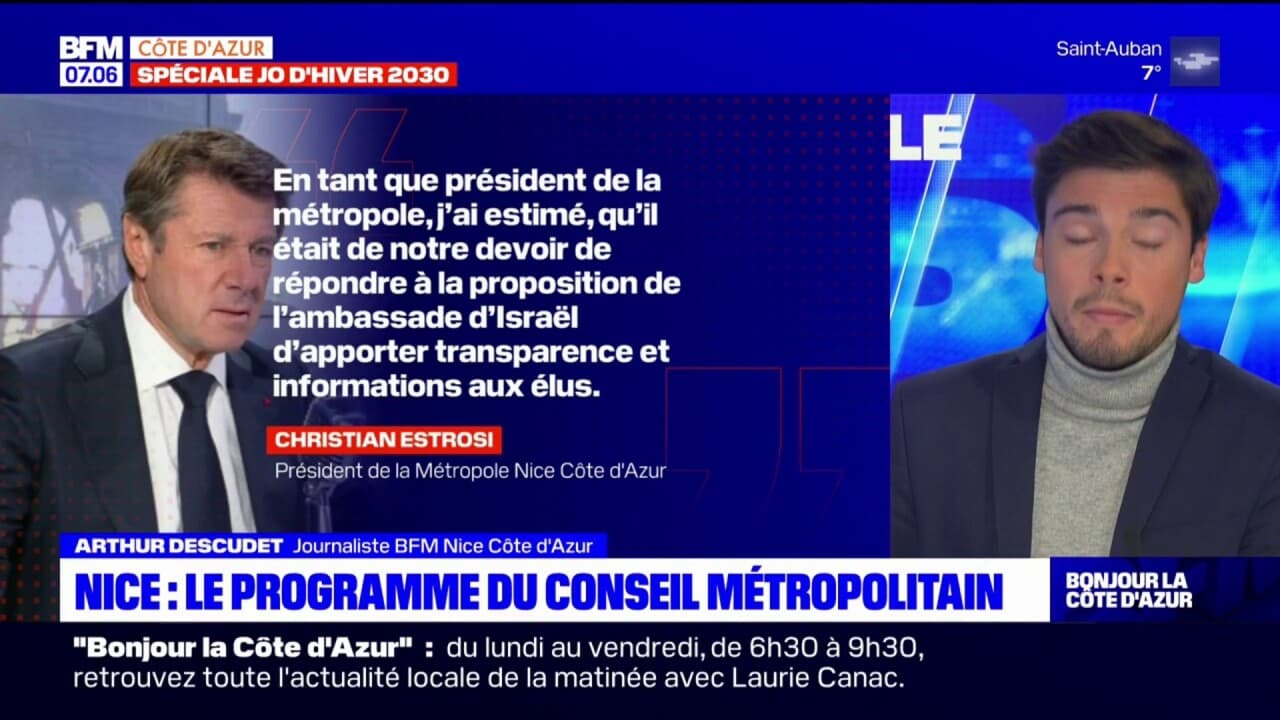 Nice: quel programme pour le conseil métropolitain?