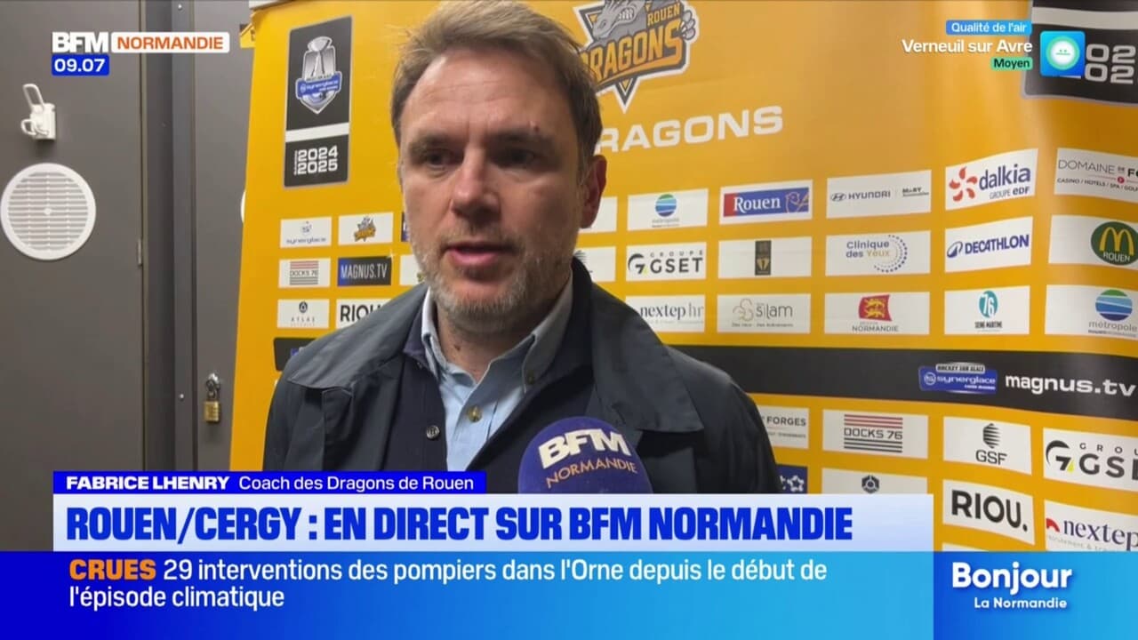 Ligue Magnus: les Dragons de Rouen face aux Jokers de Cergy-Pontoise, à ...