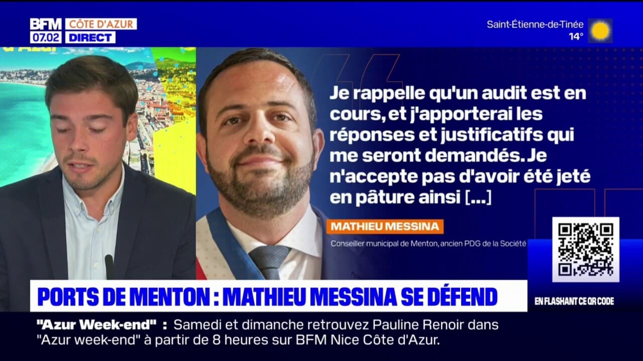 Ports de Menton: l'ancien PDG, Mathieu Messina, se défend dans un ...