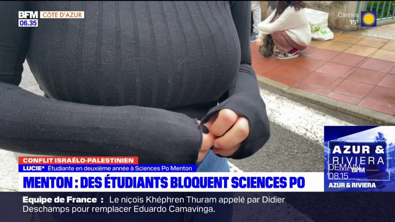 Alpes-Maritimes: le campus de Sciences Po Menton bloqué pour soutenir ...