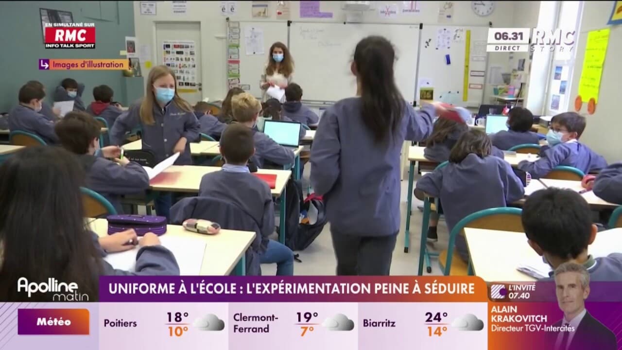 INFO RMC : l'uniforme à l'école peine à séduire