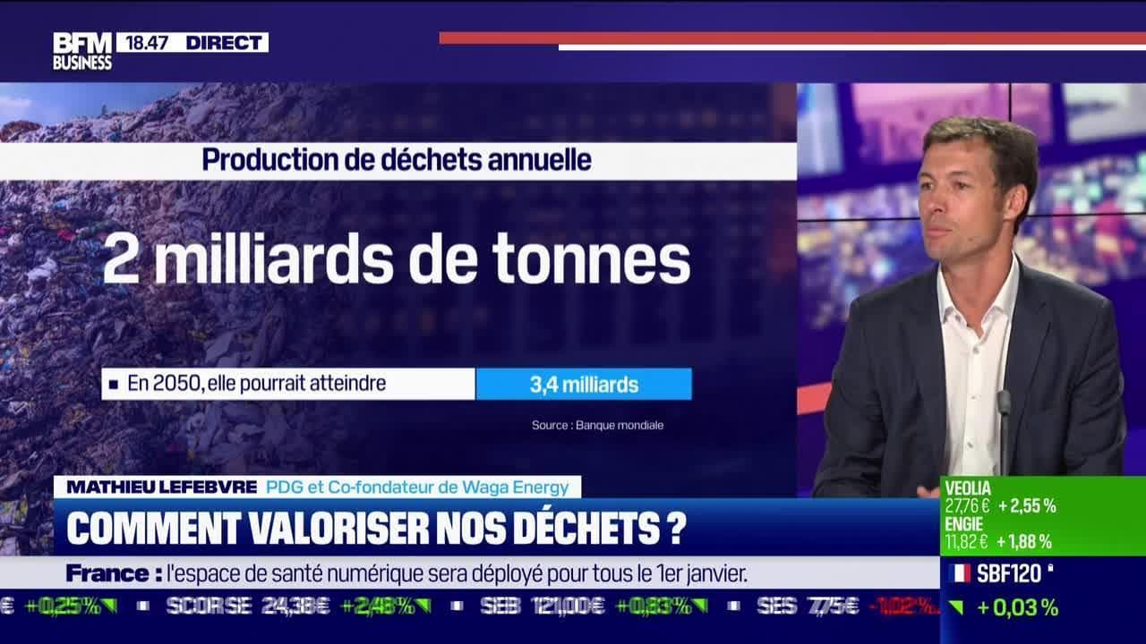 Mathieu Lefebvre (Waga Energy) : Comment valoriser nos déchets ? - 19/10