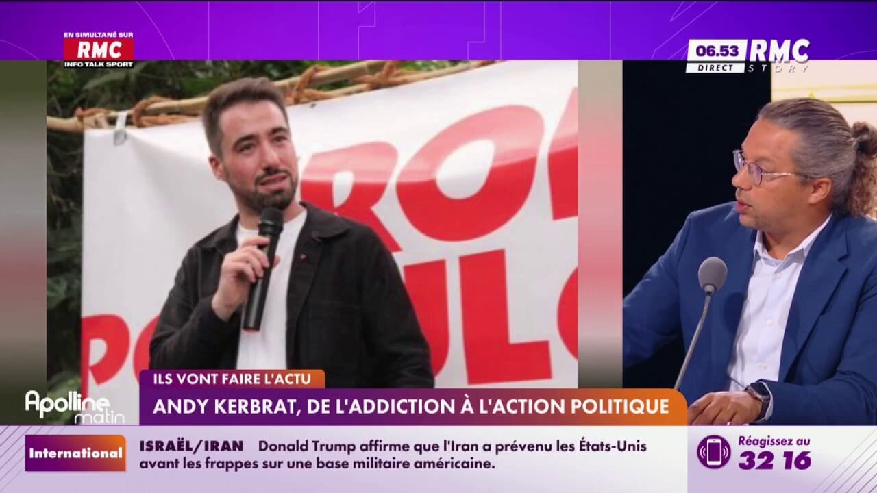 Andy Kerbrat, de l'addiction à l'action politique