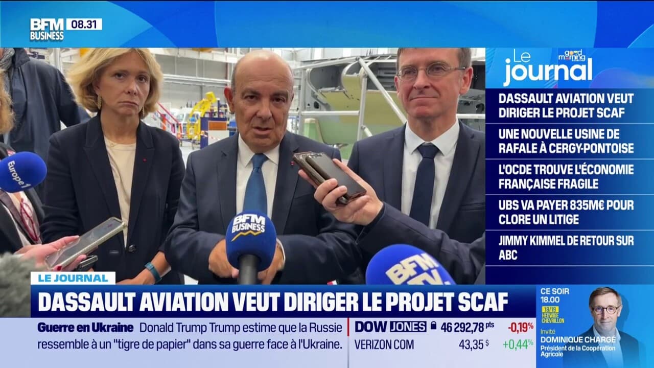 Dassault aviation veut diriger le projet Scaf