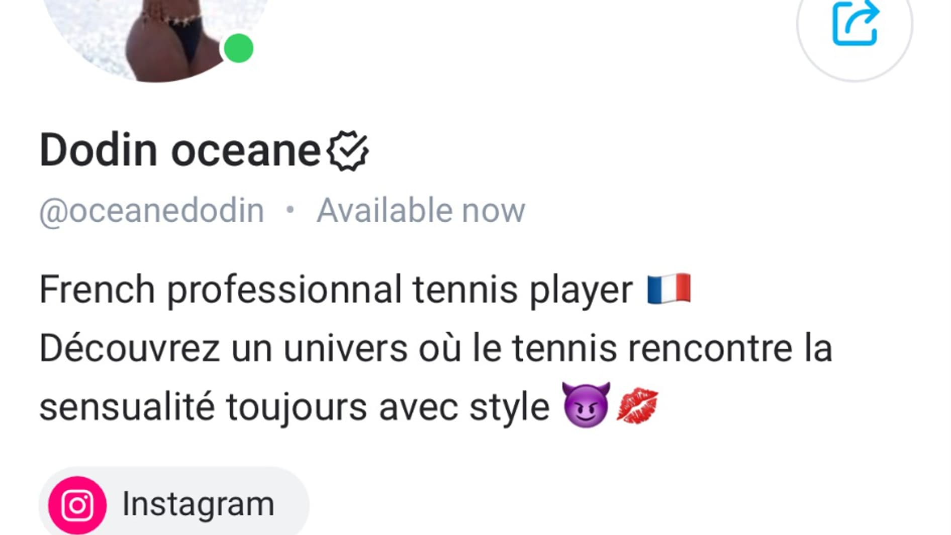 "Un univers où le tennis rencontre la sensualité, toujours avec style ...