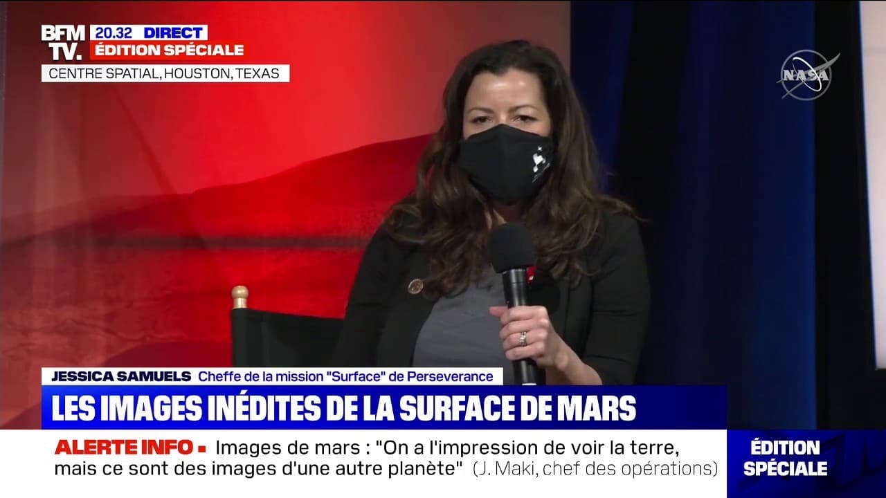 Jessica Samuels, cheffe de la mission "Surface" de Perseverance ...