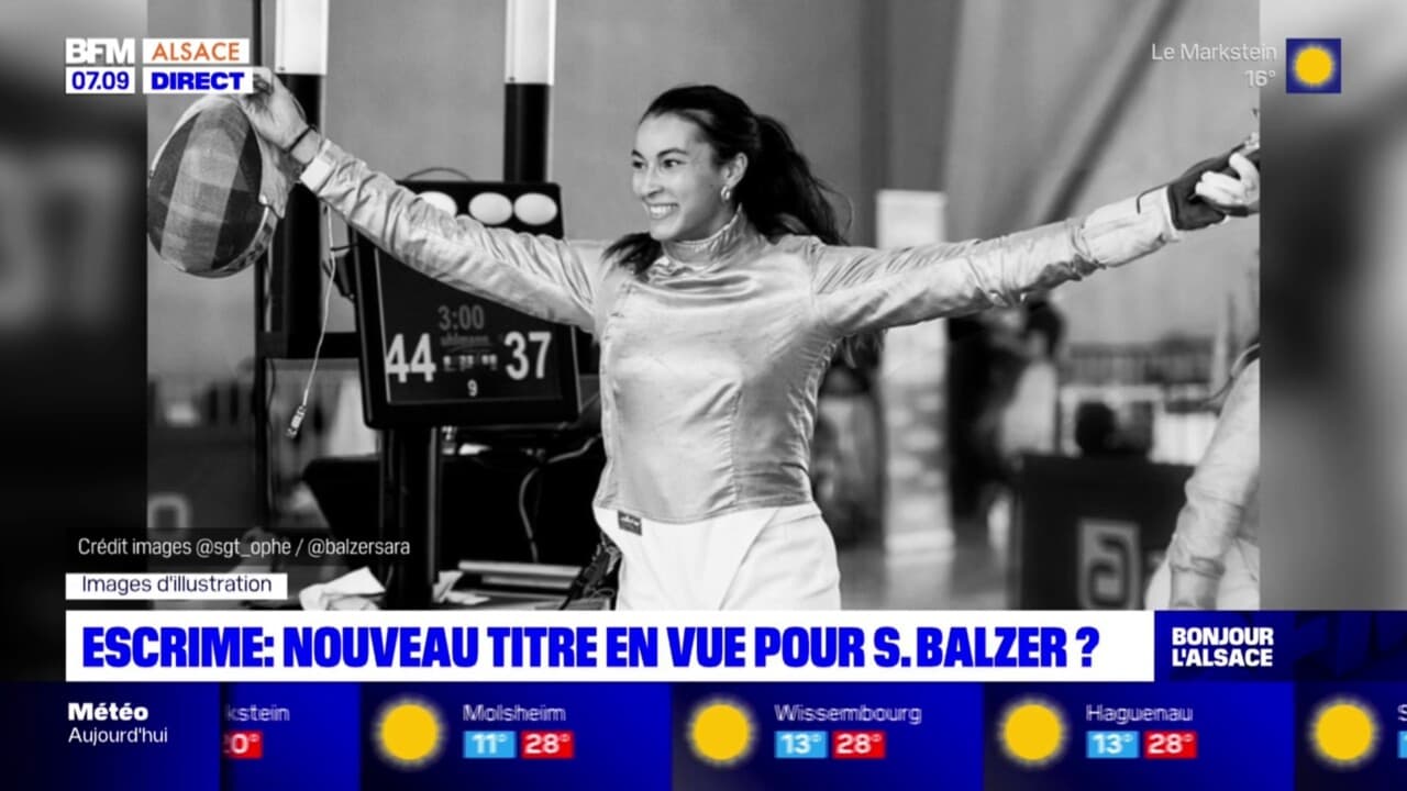 Escrime: nouveau titre en vue pour Sara Balzer
