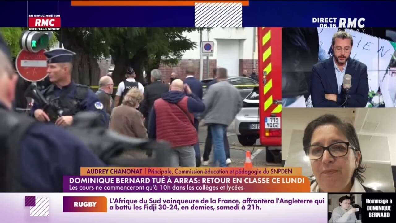 Dominique Bernard tué à Arras, retour en classe ce lundi: "Nous avons conscience de nos ...