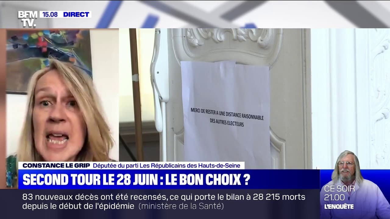 Constance Le Grip (LR) sur la date du 28 juin: "Il y a un enjeu ...