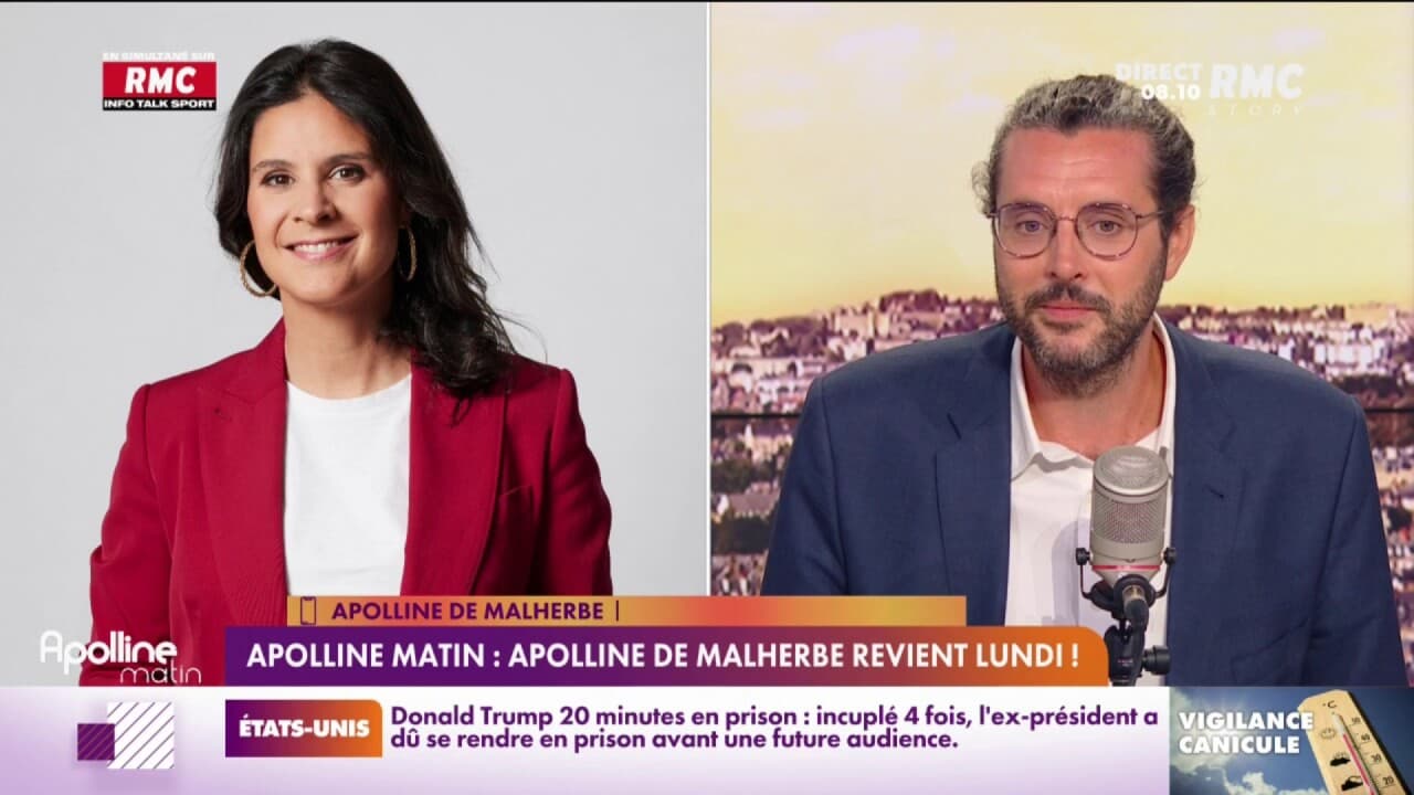 L'appel surprise d'Apolline de Malherbe pour la rentrée de RMC