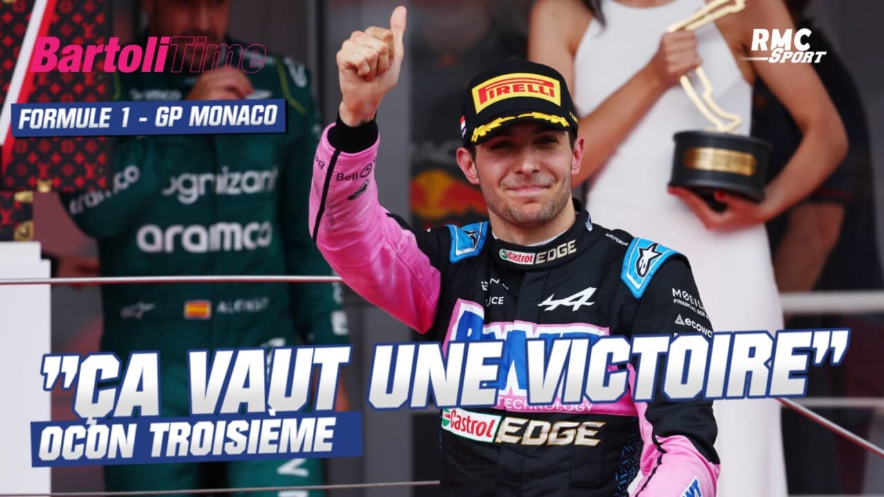F1 - GP Monaco : "Ce podium vaut une victoire" s'enthousiasme Ocon