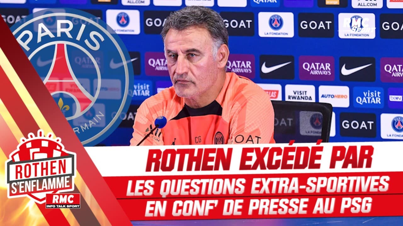 PSG : Le coup de gueule de Rothen, excédé par les questions extra ...