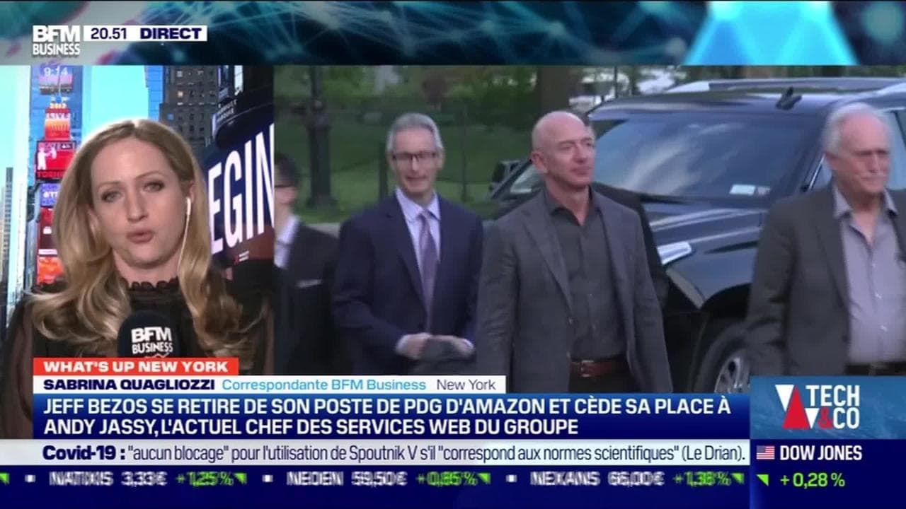 What's up New York : Jeff Bezos se retire du poste de PDG d'Amazon et ...