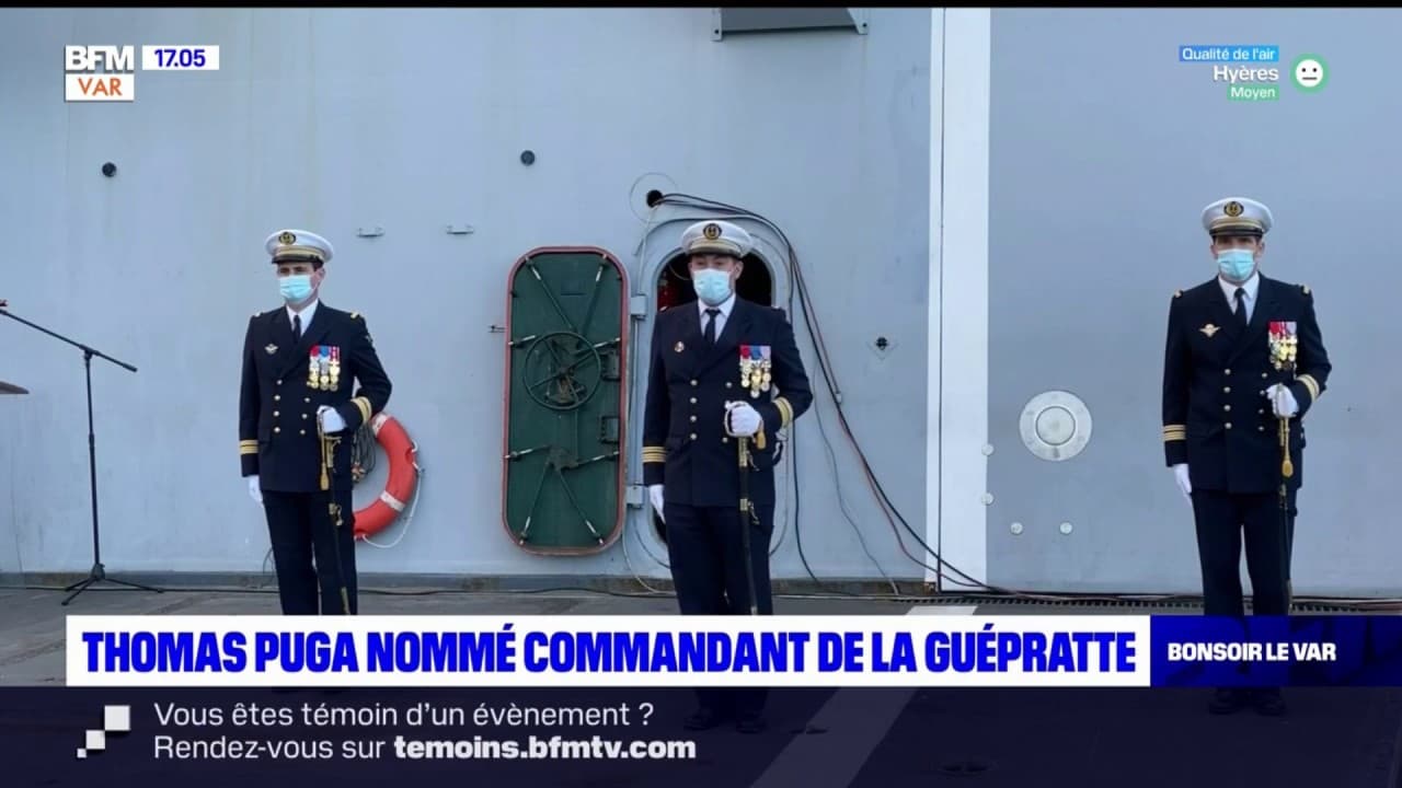 Toulon: Thomas Puga nommé commandant de la frégate Guépratte