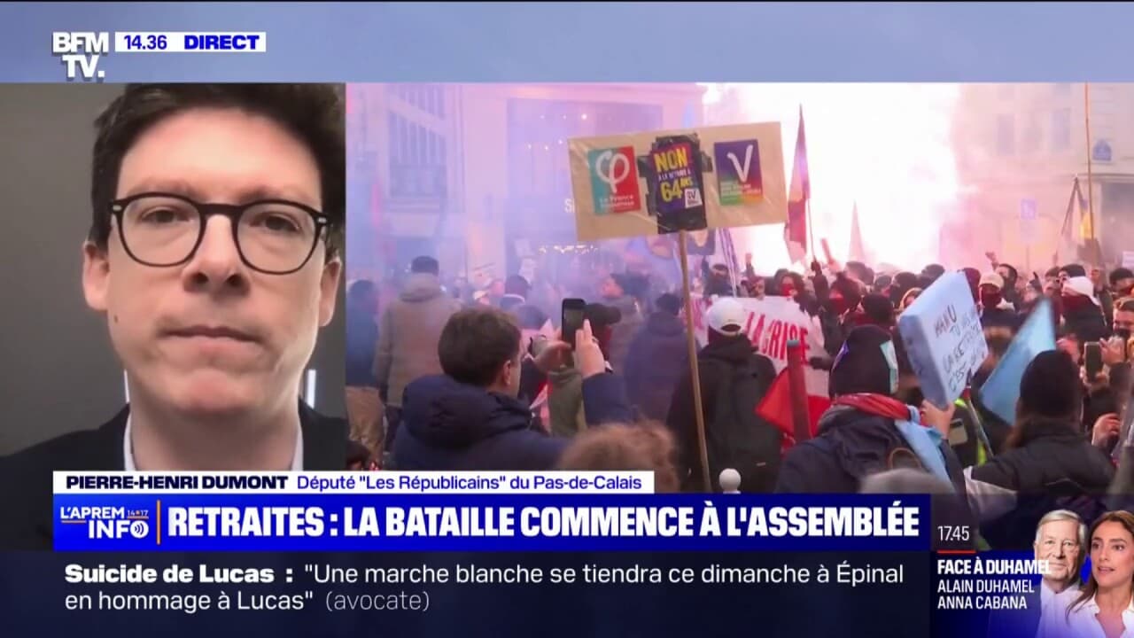 Pierre-Henri Dumont, député LR, sur les retraites: "On ne réforme pas ...