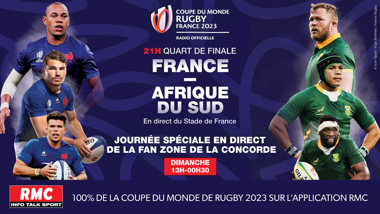 France-Afrique du Sud: journée spéciale sur RMC ce dimanche pour le ...