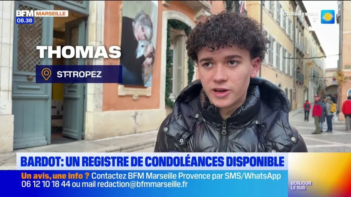 Bardot : de nombreuses personnes viennent écrire sur le registre de ...