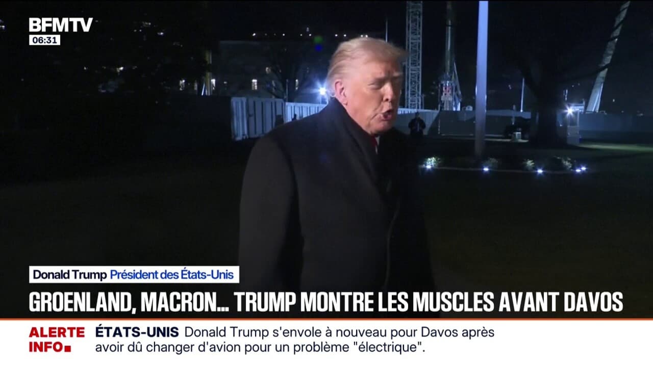 Groenland, tacle envers Emmanuel Macron, droits de douane... Donald ...