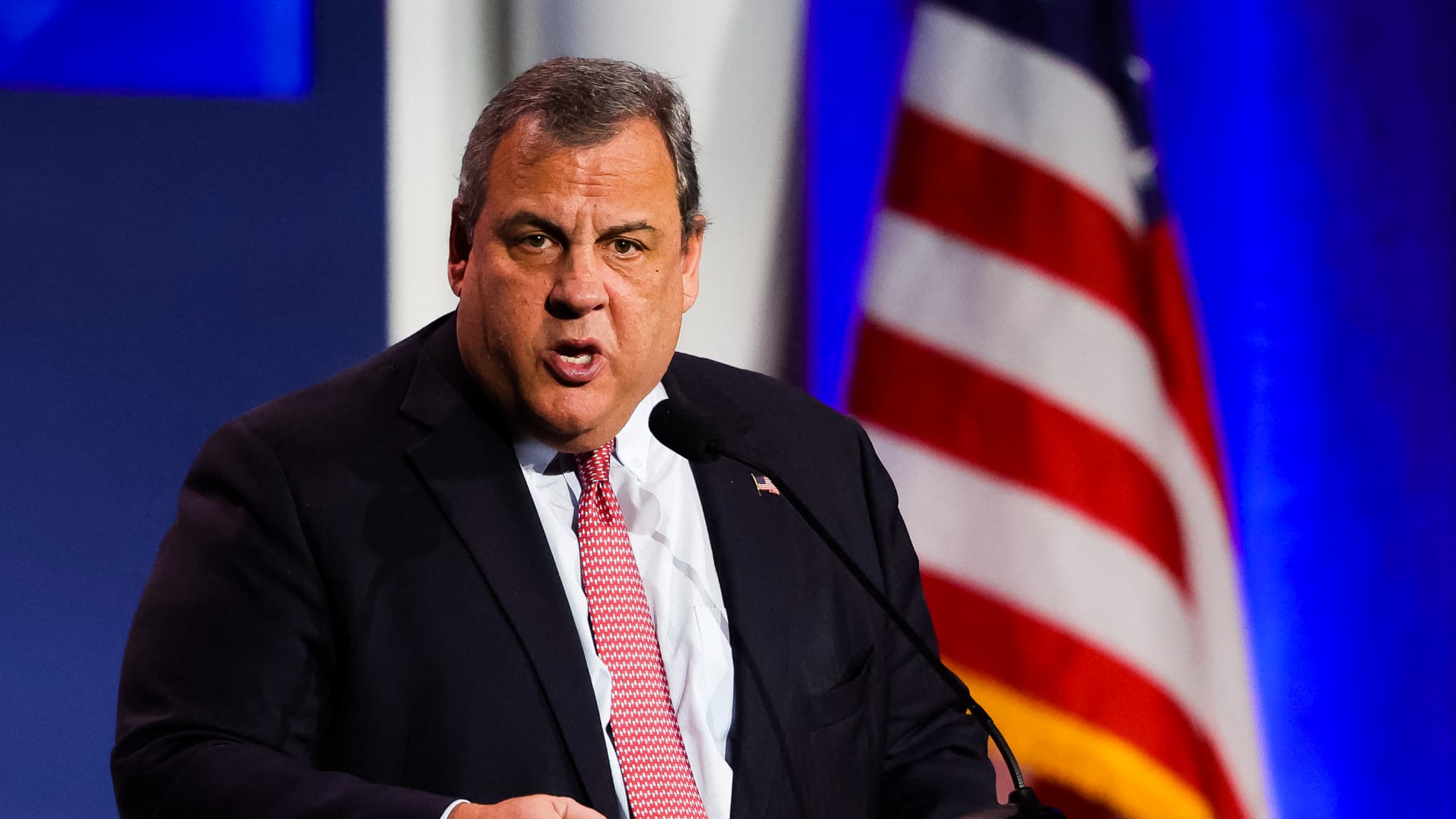 États-Unis: candidat aux primaires républicaines, Chris Christie jette ...