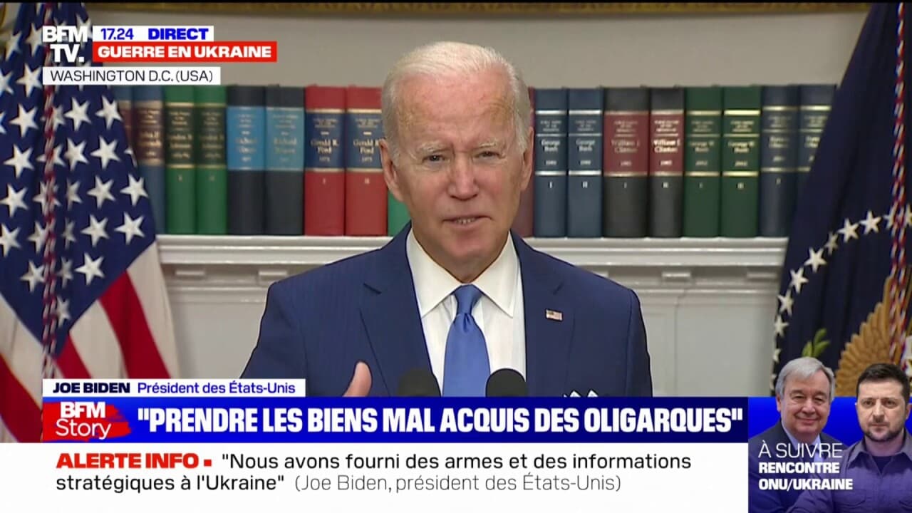 Joe Biden sur le gaz et le pétrole russes: "Nous n'allons pas laisser ...