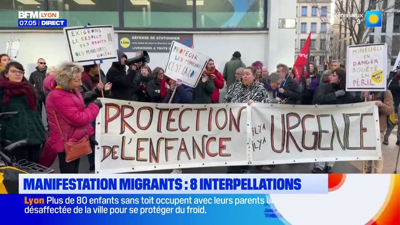 8 individus interpellés à Lyon mardi soir lors d'une manifestation de ...