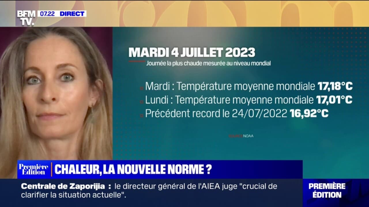 Record de chaleur: "Ce que l'on observe depuis plusieurs décennies c ...