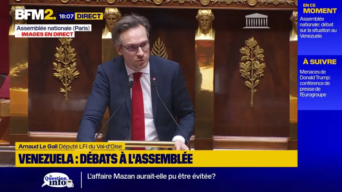 Face aux agissements de Donald Trump, les députés insoumis veulent que ...