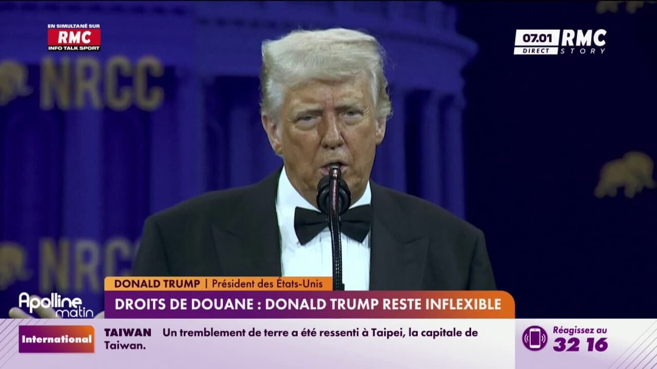 Droits de douane : Donald Trump reste inflexible