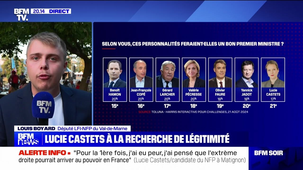 Lucie Castets à la recherche de légitimité - 22/08