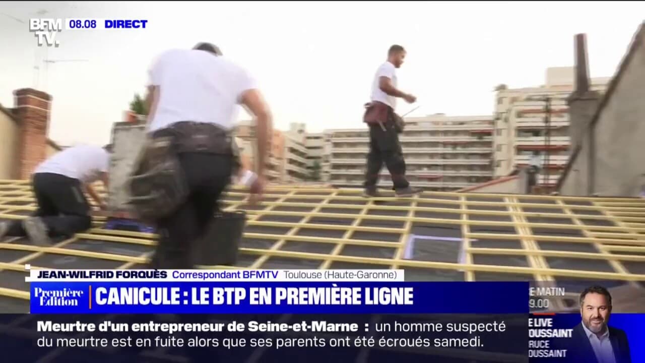 Avec 35°C attendus à Toulouse, le secteur du BTP prend des dispositions ...