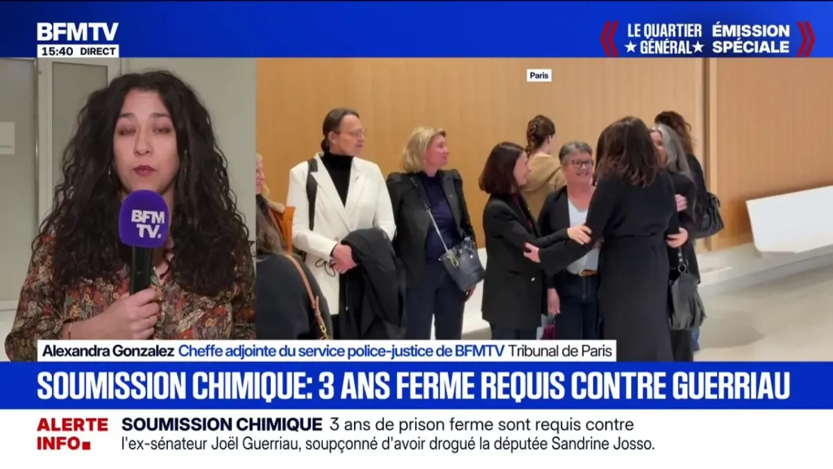 Trois ans de prison ferme requis contre Joël Guerriau, soupçonné d ...