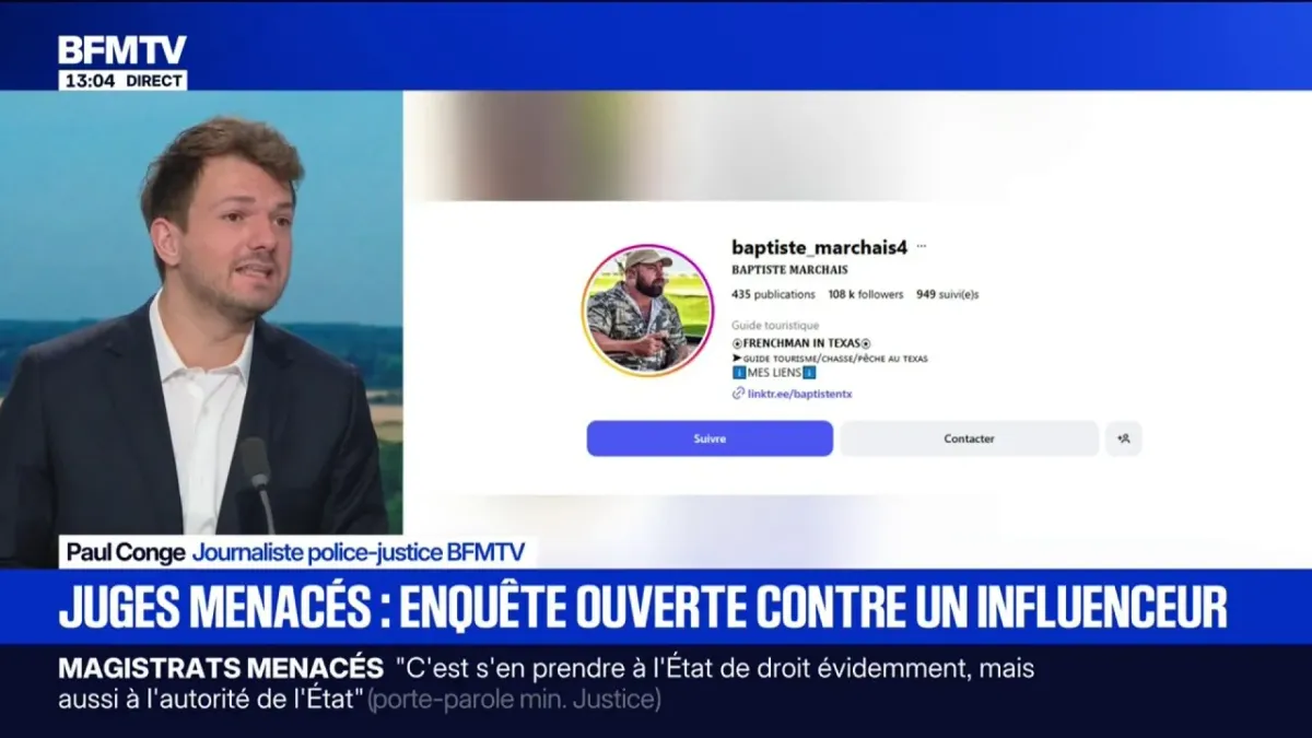 L’influenceur d’extrême droite Baptiste Marchais visé par une enquête ...