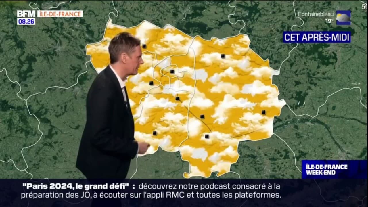 Météo Paris-Île-de-France: un ciel nuageux ce samedi avec quelques ...