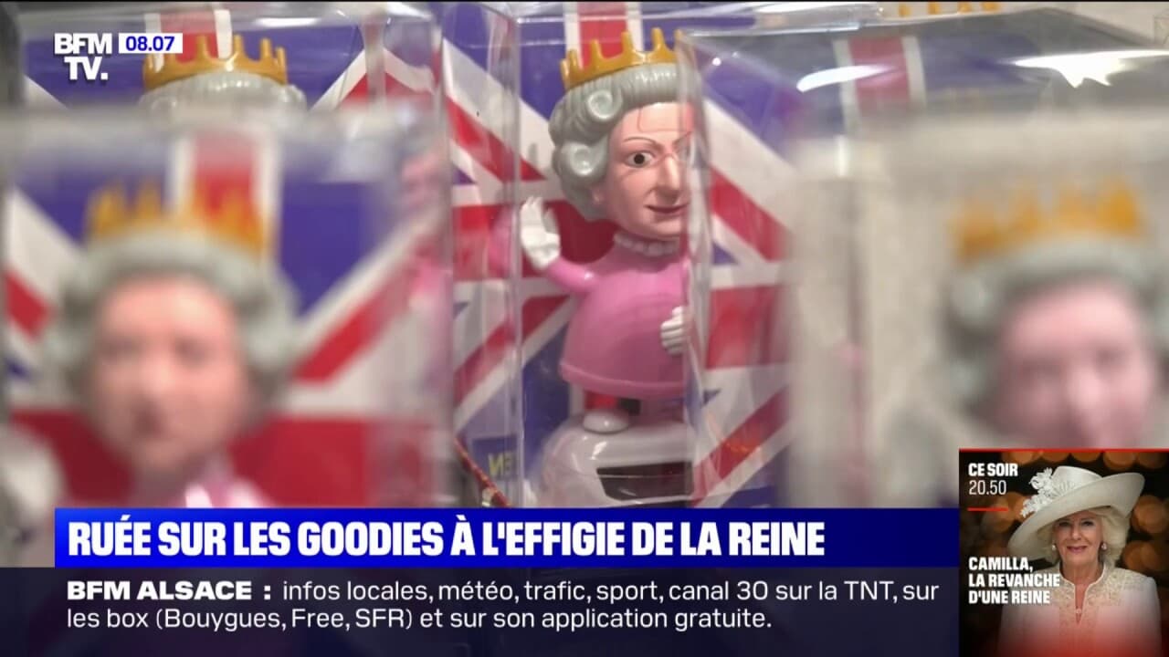 Après la mort d'Elizabeth II, les Britanniques se ruent sur les goodies ...