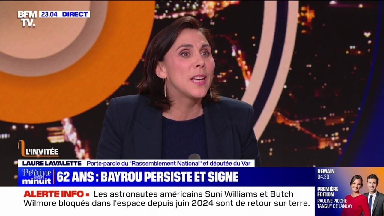 Retraite à 62 ans: Laure Lavalette (RN) fustige "la malhonnêteté ...