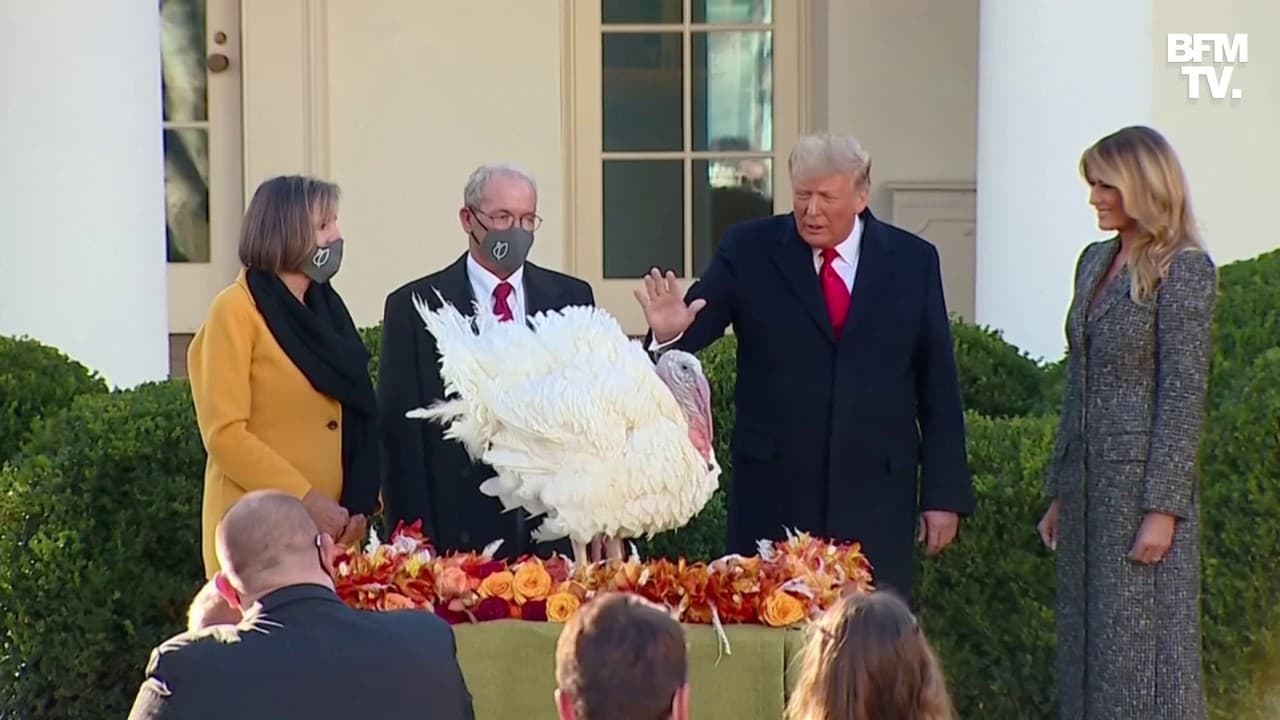 Avant Thanksgiving, Donald Trump procède à la traditionnelle grâce de ...