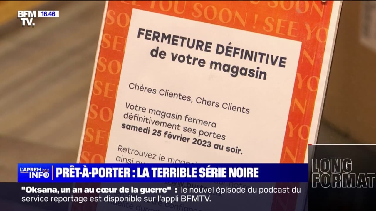 Fermeture de magasins de prêt-à-porter: la série noire continue