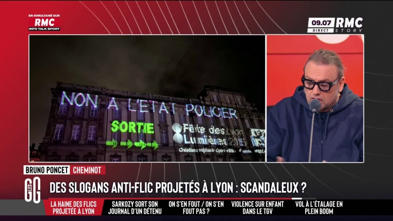 Fête des Lumières/Messages anti-police : "En campagne, la police tue ...