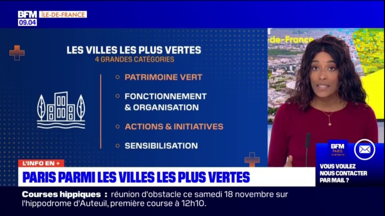 Paris parmi les villes les plus vertes