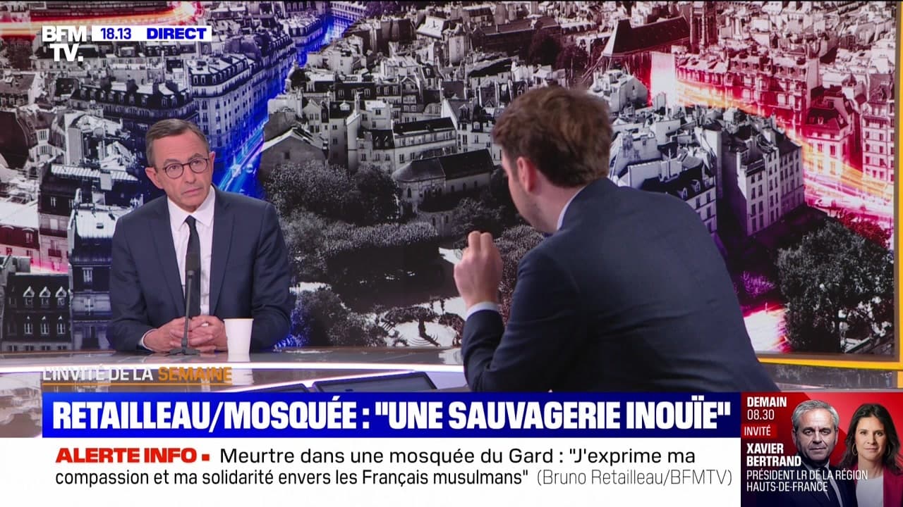 Retailleau/Mosquée : "Une sauvagerie inouïe" - 27/04