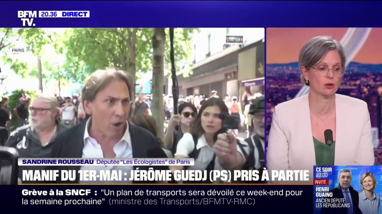 Jérôme Guedj exfiltré du cortège parisien du 1er-mai: "J'ai été choquée ...