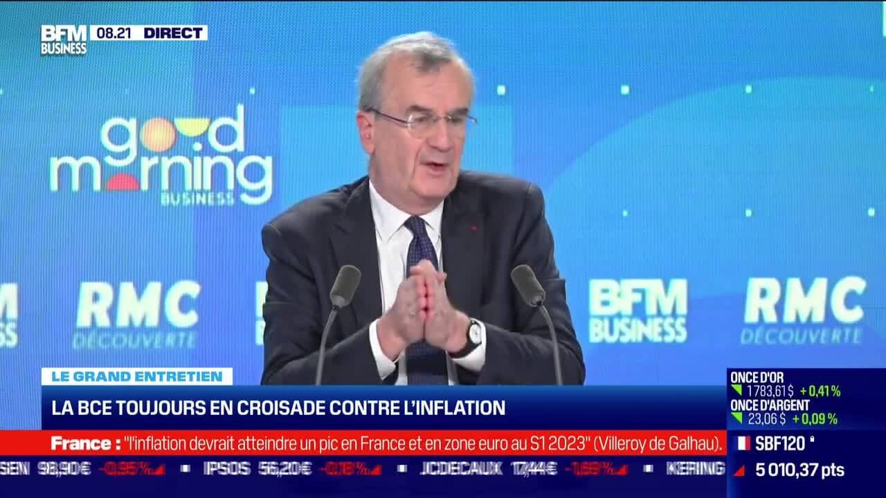 François Villeroy de Galhau (Banque de France) : La BCE relève ses taux ...