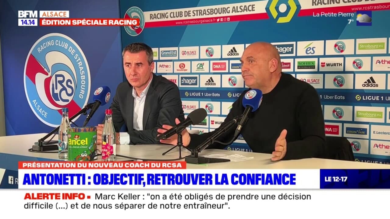 Racing Club de Strasbourg Alsace: "retrouver la confiance" pour se maintenir en Ligue 1