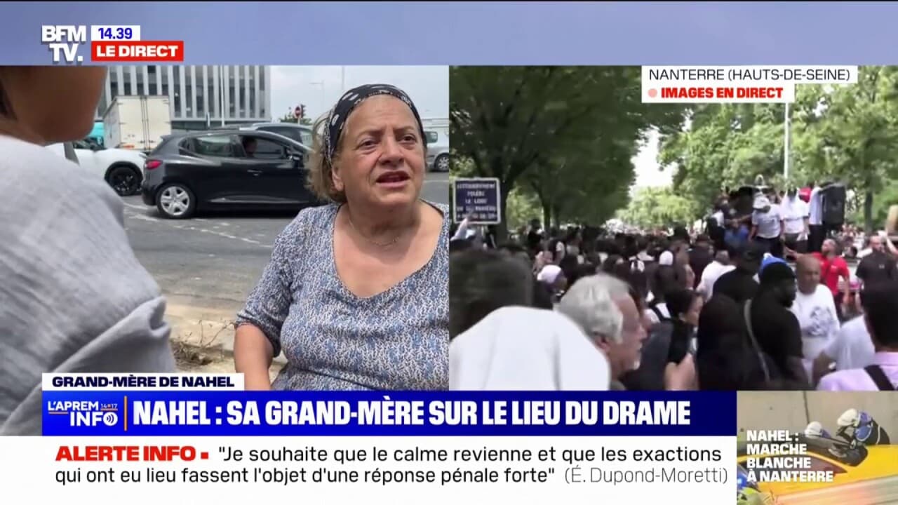 Mort de Nahel: "Je suis sa deuxième mère" témoigne sa grand-mère, qui s ...