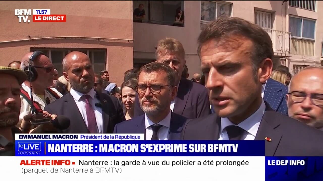 Emmanuel Macron exprime "l'affection de la Nation" à la famille de ...