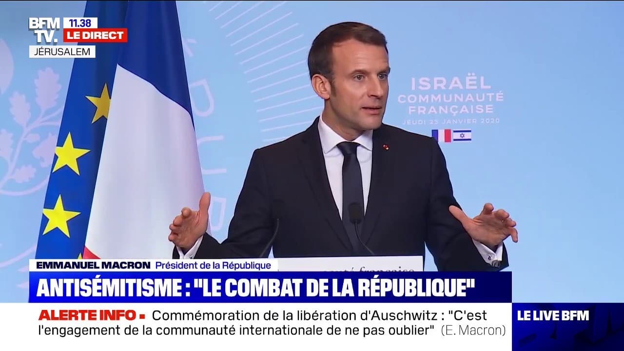 Emmanuel Macron: "La liberté d'expression, ce n'est pas la propagation ...