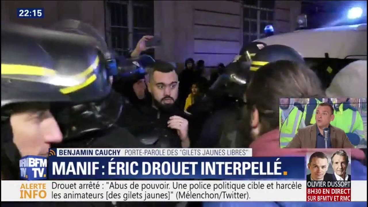 Interpellation d'Éric Drouet : "Il y a un acharnement systématique ...