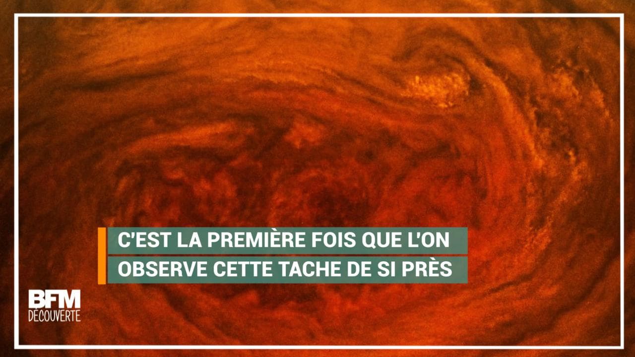 On n'avait jamais vu la Grande Tache rouge de Jupiter d'aussi près